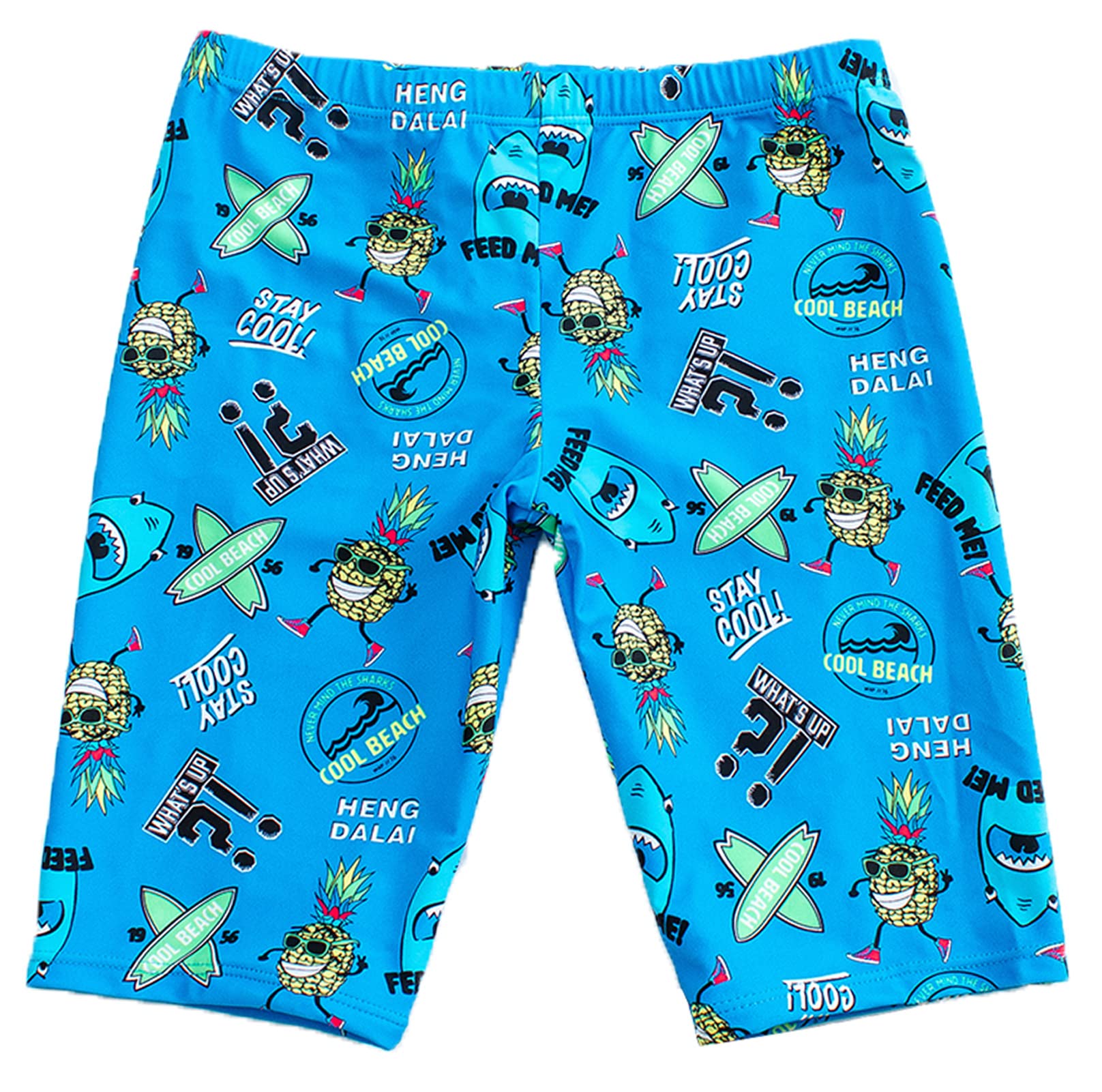 Maeau Boys Swimming Trunks Colorful Prints Swim Shorts Kids Board Trunks