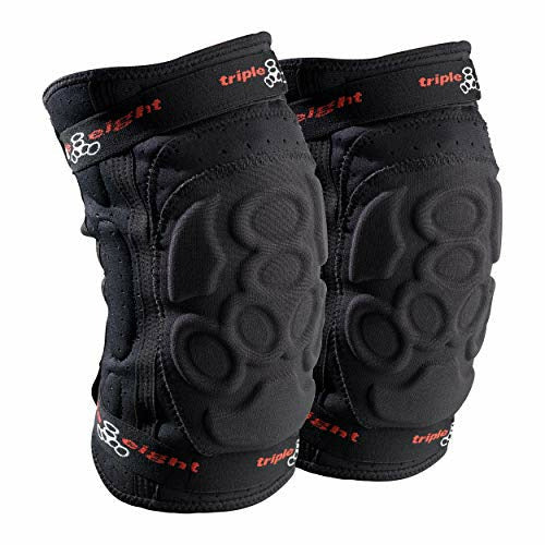Triple Eight New York Unisex'S Triple 8 ExoSkin Knee Pad Large, Black