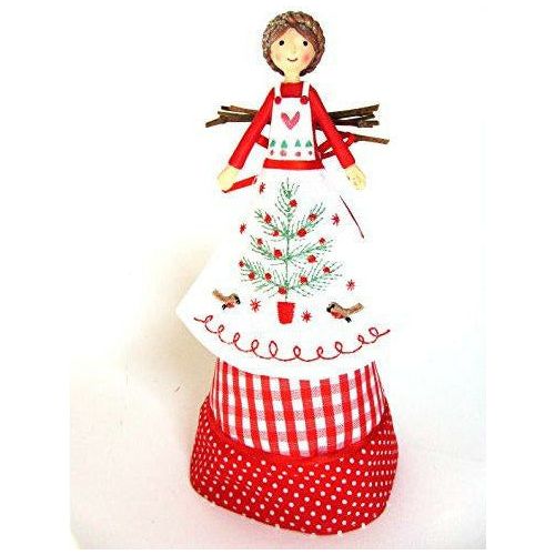 Gisela Graham Christmas Nordic Yule Fairy Tree Topper 18 Centimetres