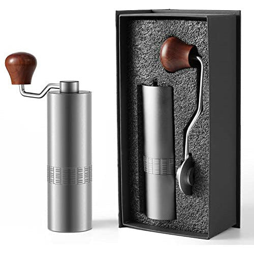 Steel burr manual coffee grinder store