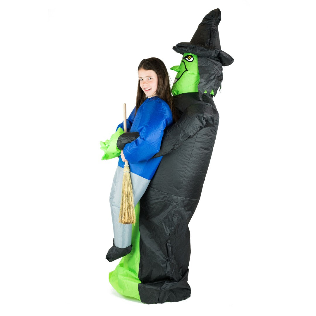 Bodysocks Kids Inflatable Lift You Up Witch Costume