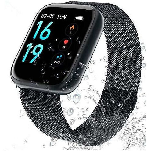 DIFEE Fitness Tracker Heart Rate Monitor Step Counter, IP68 Waterproof Ac