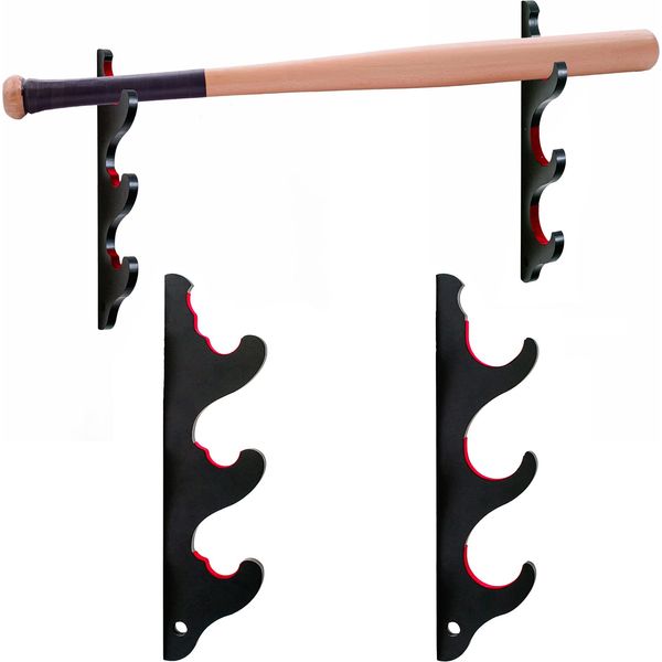 FOXSMZZ Baseball Bat Display Rack Softball Bat Holder For Horizontal Disp