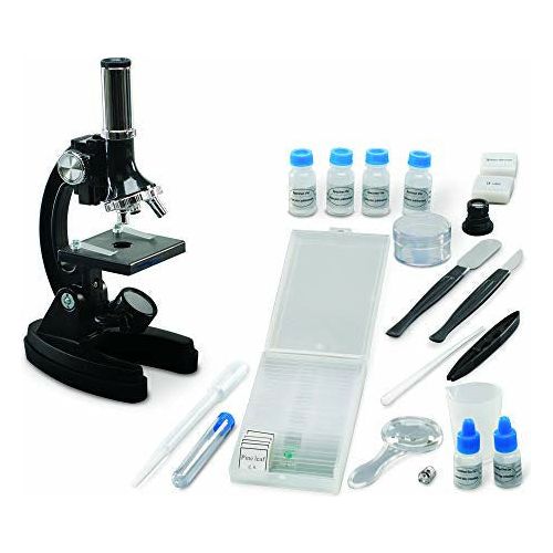 Learning Resources GeoSafari MicroPro 95-Piece Microscope Set, Multicolou