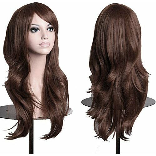 Fashion Women'S Long Full Head Wigs 23" Big Wavy Hair Heat Resistant Synt